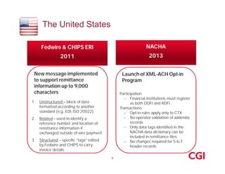 The Drive to Electronic Remittance Exchange in Business-to-Business ...