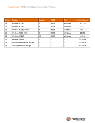 RapidCompute - Company Profile | PDF