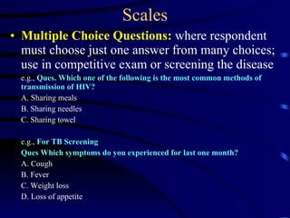 Questionnaire Designing | PPT