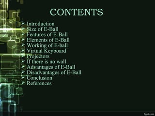 E ball ppt | PPT