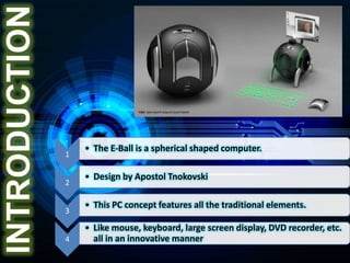 E ball technology by Gayatri Kumbhalkar | PPTX | Computing | Technology ...