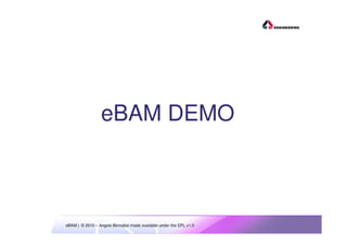 ESE 2010 - eBAM - extended Business Activity Monitoring | PPT