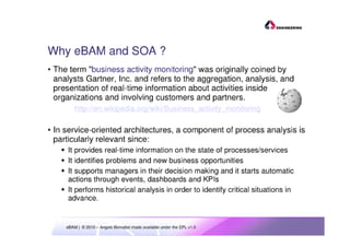 ESE 2010 - eBAM - extended Business Activity Monitoring | PPT