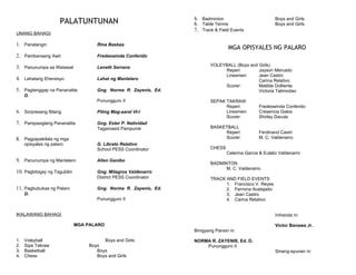 school program | DOC