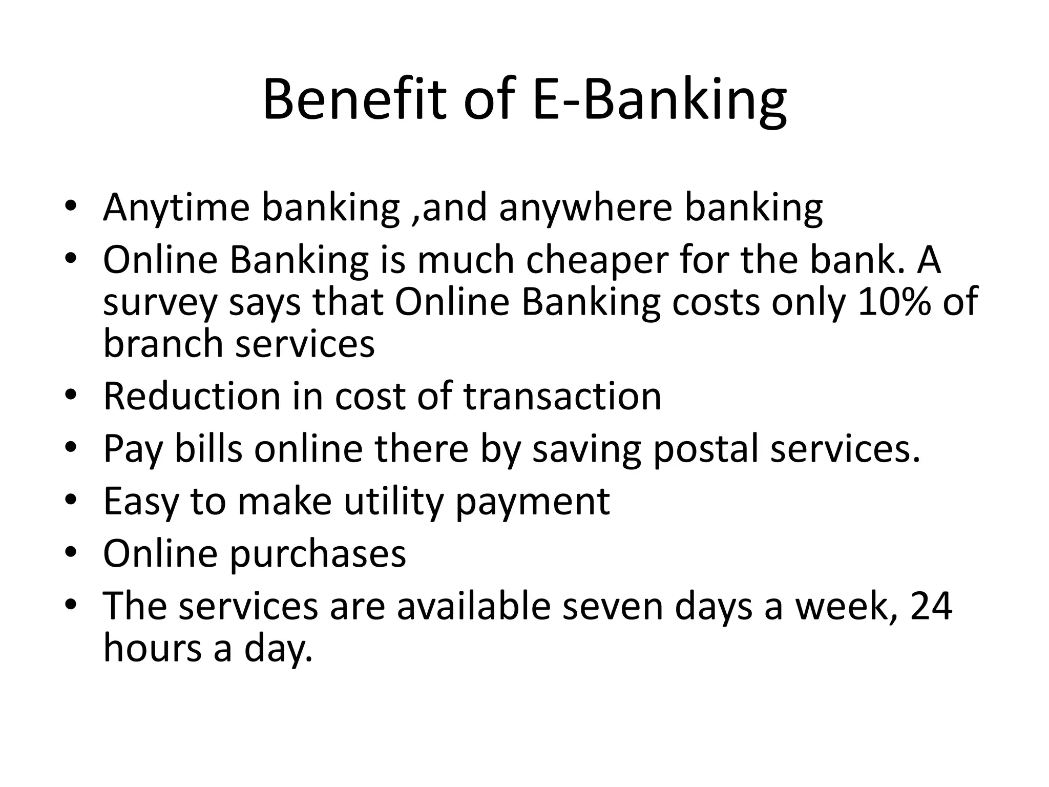 Ebanking | PPTX