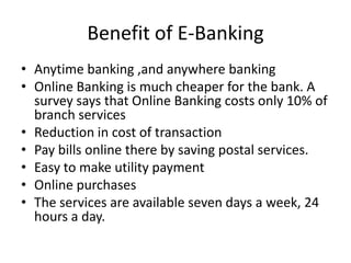 Ebanking | PPTX
