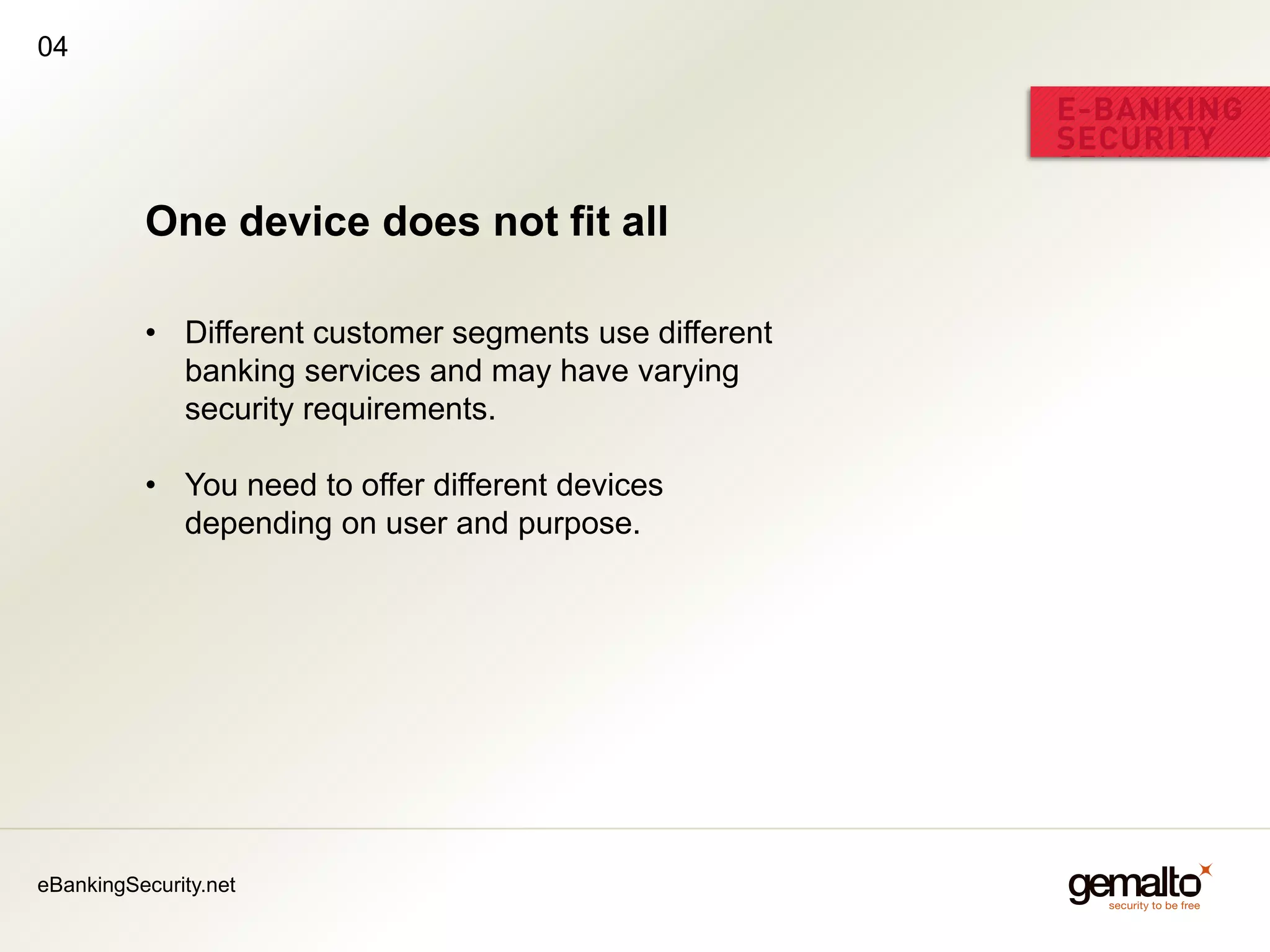 E banking security-04-the-right-solution | PPT