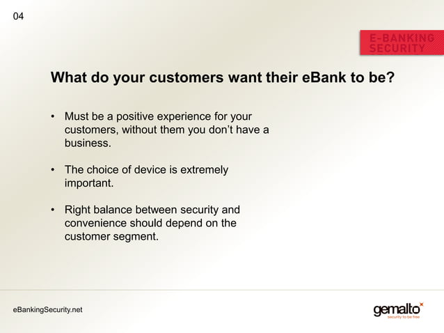 E banking security-04-the-right-solution | PPT