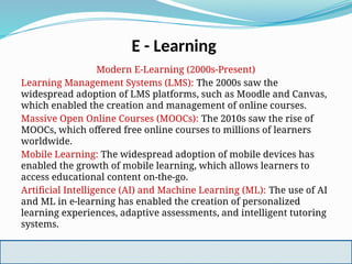 E- barary And E learning | E- library education | PPTX