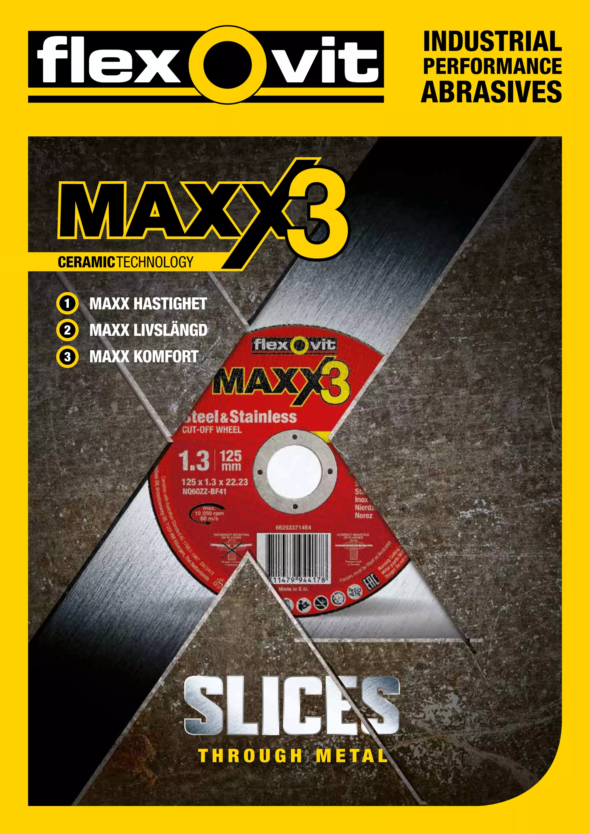 Flexovit Maxx3 Kapskivor - Broschyr | PDF