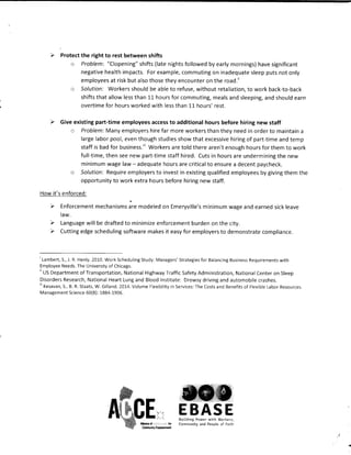 Ebase fair work week proposal | PDF