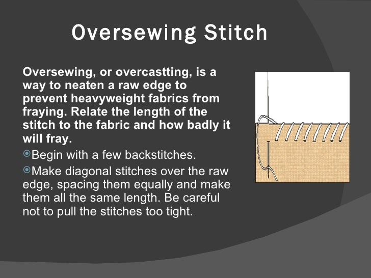 Basic hand stitches