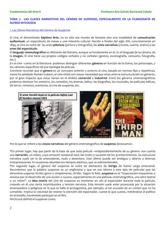 EBAU. FUNDAMENTOS DEL ARTE II. ALFRED HITCHCOCK | PDF