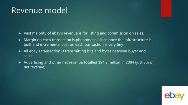 E bay Thrives in Global Market | PPTX | Internet | Computing