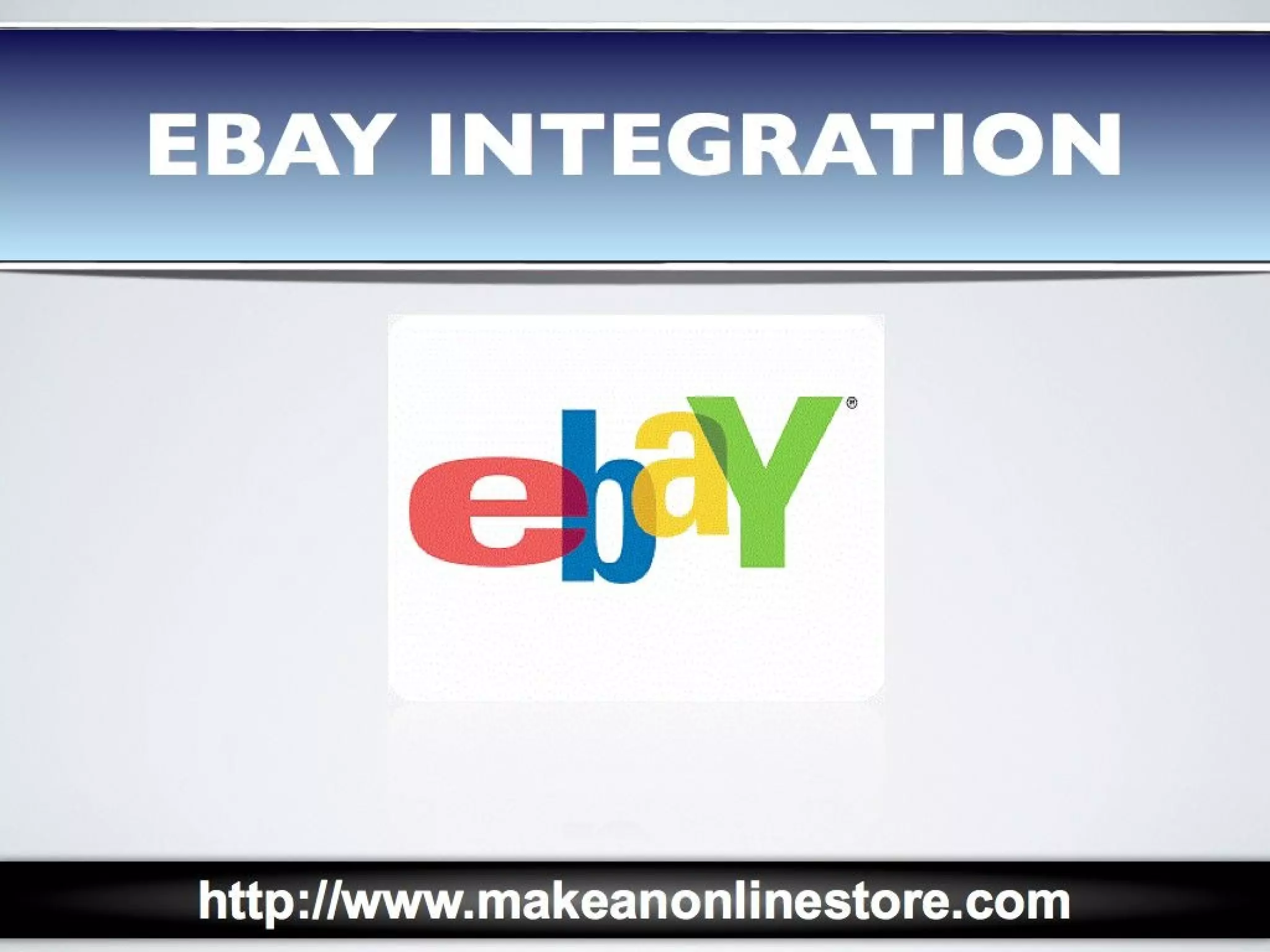Ebay integration | PPT