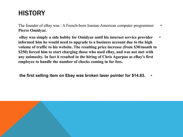 Ebay presentation | PPTX