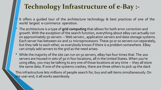 E bay and its functioning | PPTX