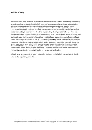 eBay inc. Case Study | PDF