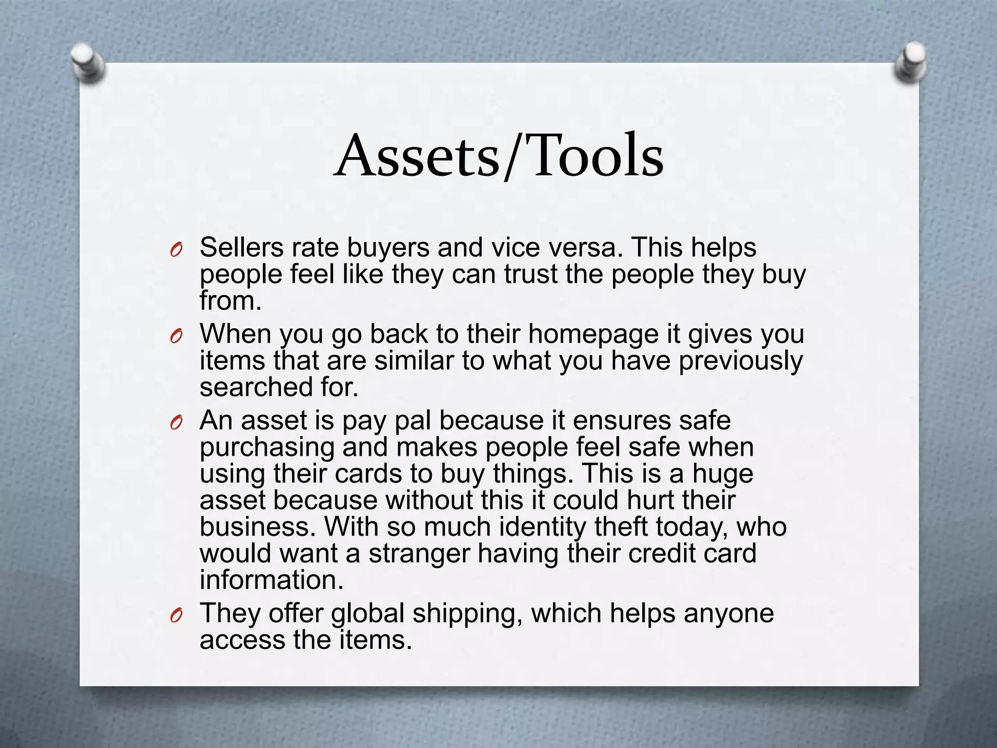 Ebay presentation | PPTX