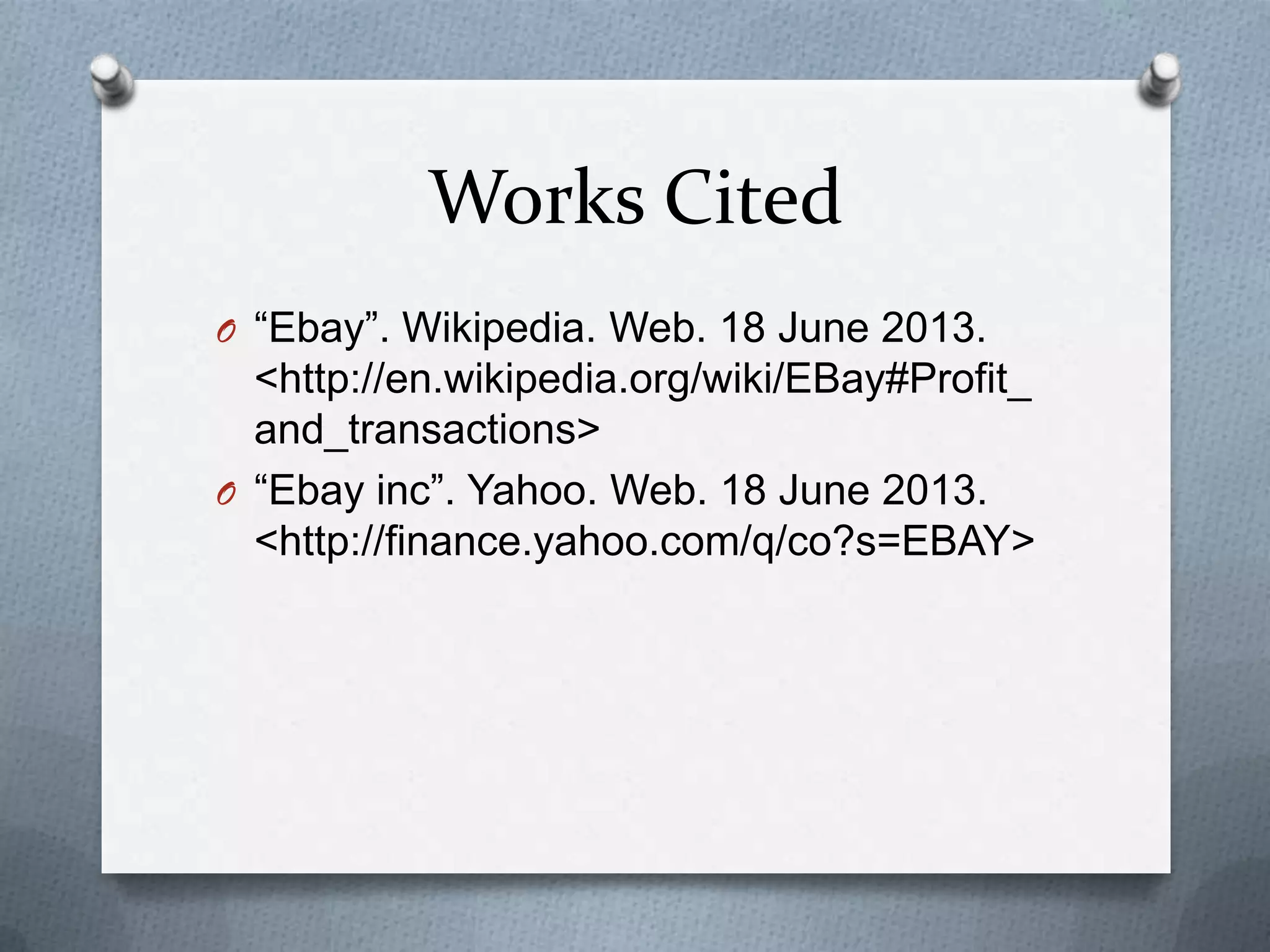 Ebay presentation | PPTX