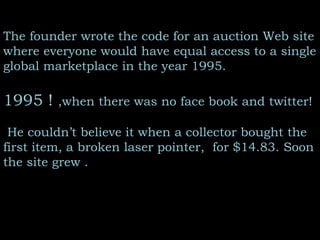 Ebay's success story? | PPTX