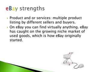 Ebay swot summary | PPT