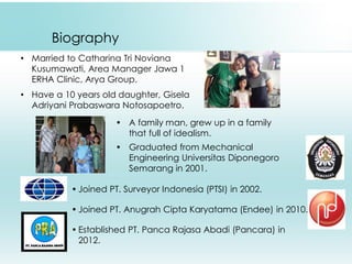 CV Mradipto Agustus 2016 | PPT