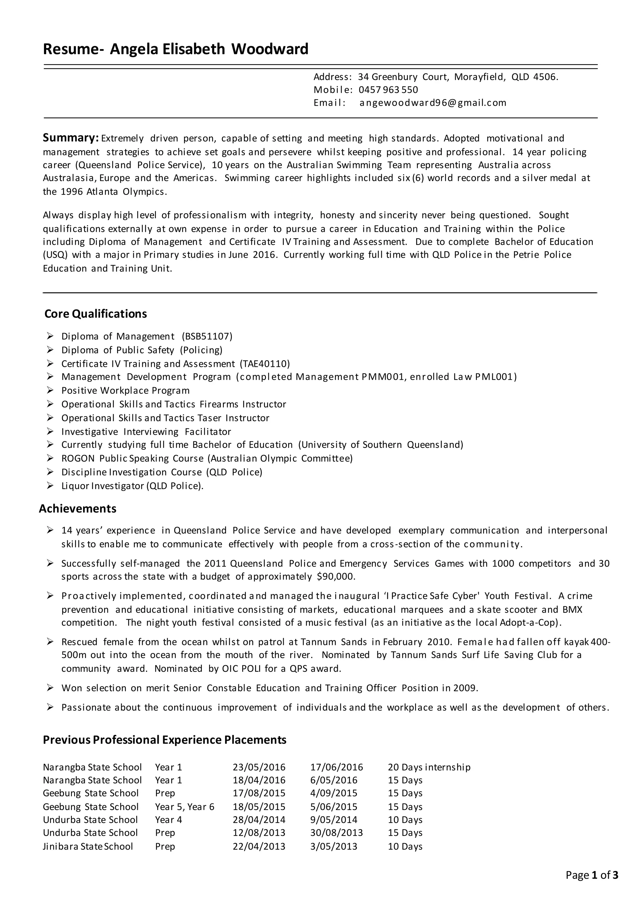 Angela Woodward Resume | DOCX