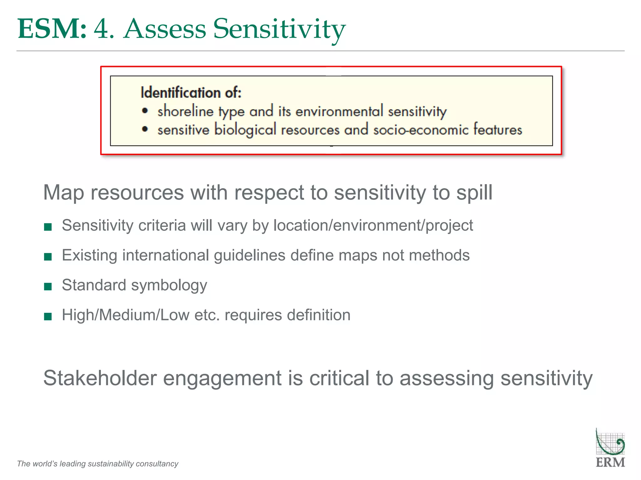 GIS-IAP-ESRIPUG2013 Oil Spill Sensitivity Mapping | PPTX
