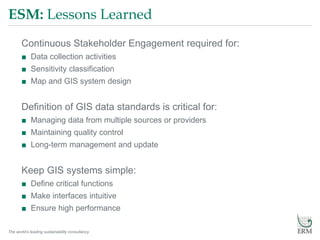 GIS-IAP-ESRIPUG2013 Oil Spill Sensitivity Mapping | PPTX