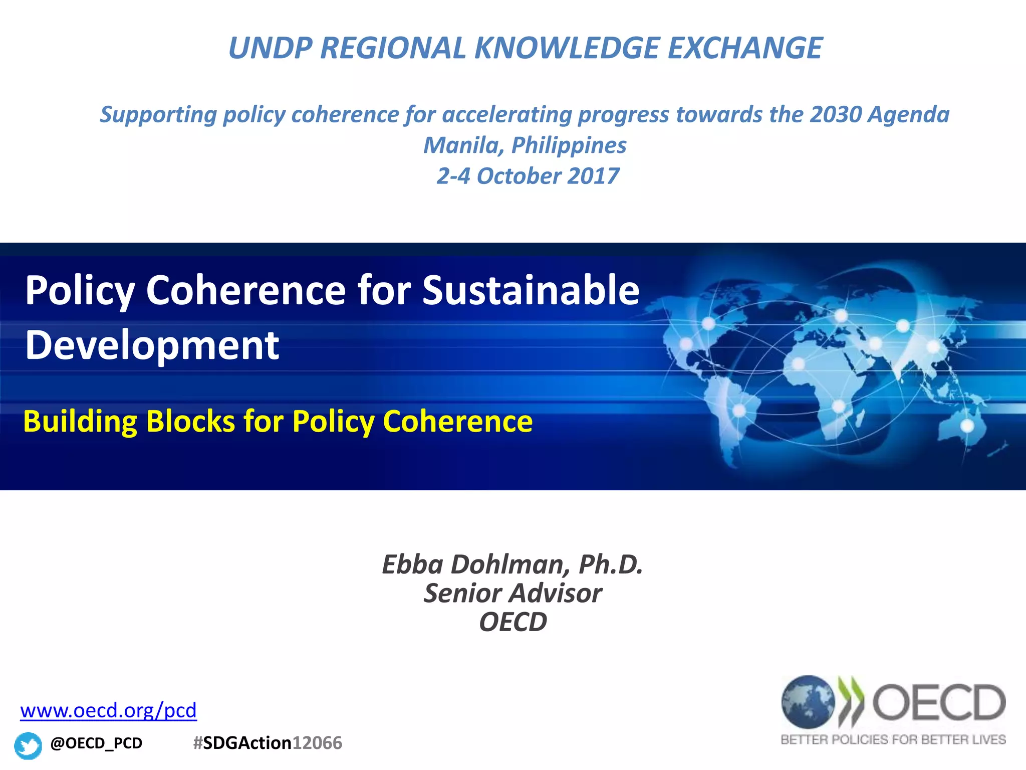 Policy Coherence for Sustainable Development – Building Blocks for ...