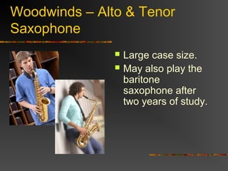 Beginning Band Instrument Selection | PPT