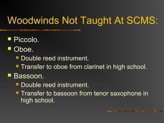 Beginning Band Instrument Selection | PPT