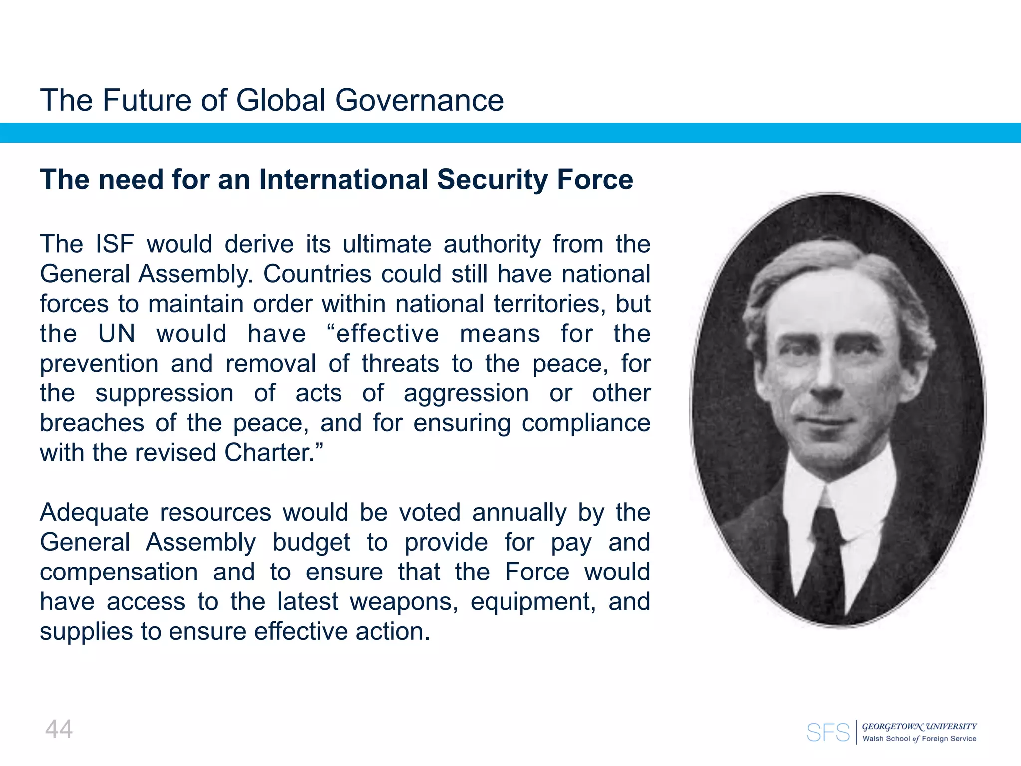 Global Governance in the 21st Century: The Future at Risk (Augusto ...