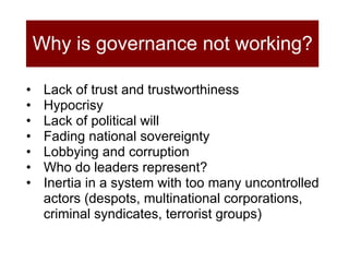 ebbfgovernance arthur dahl governance and the sdg | PPT
