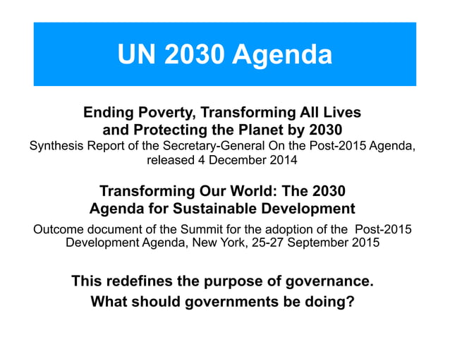 ebbfgovernance arthur dahl governance and the sdg | PPT