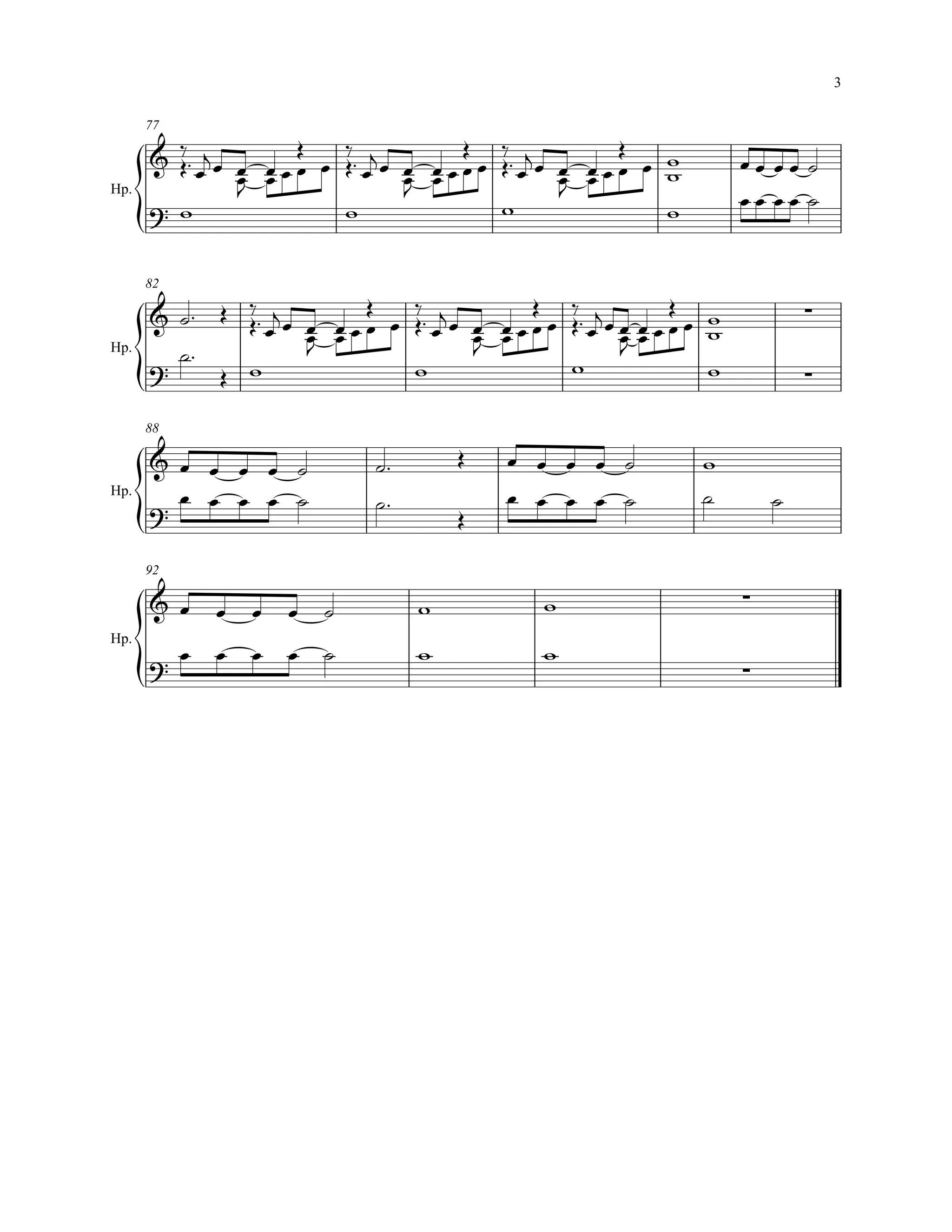 Ebb and Flow- optional harp score | PDF