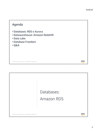 Databases in the Cloud em Amazon Web Services | PDF