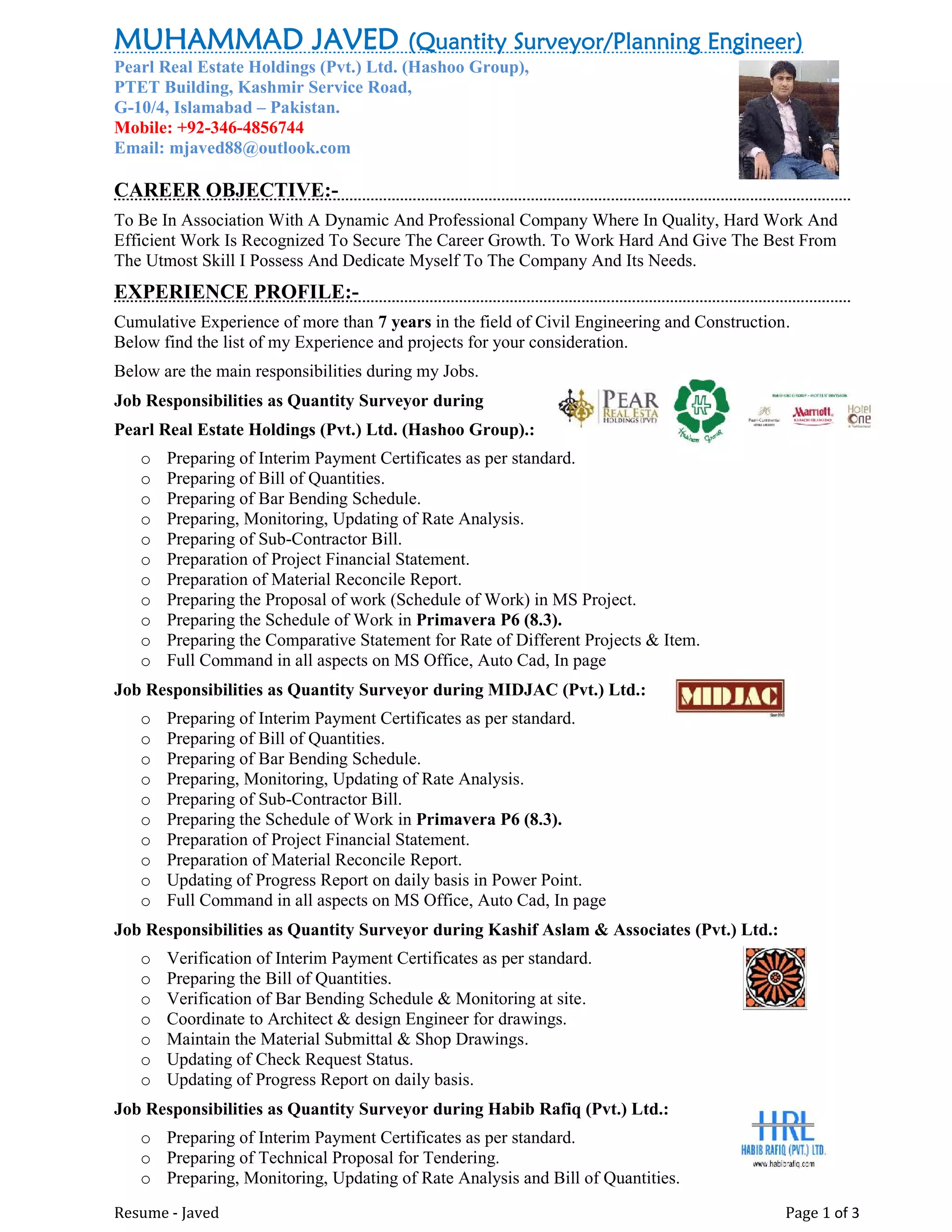 MUHAMMAD JAVED | PDF