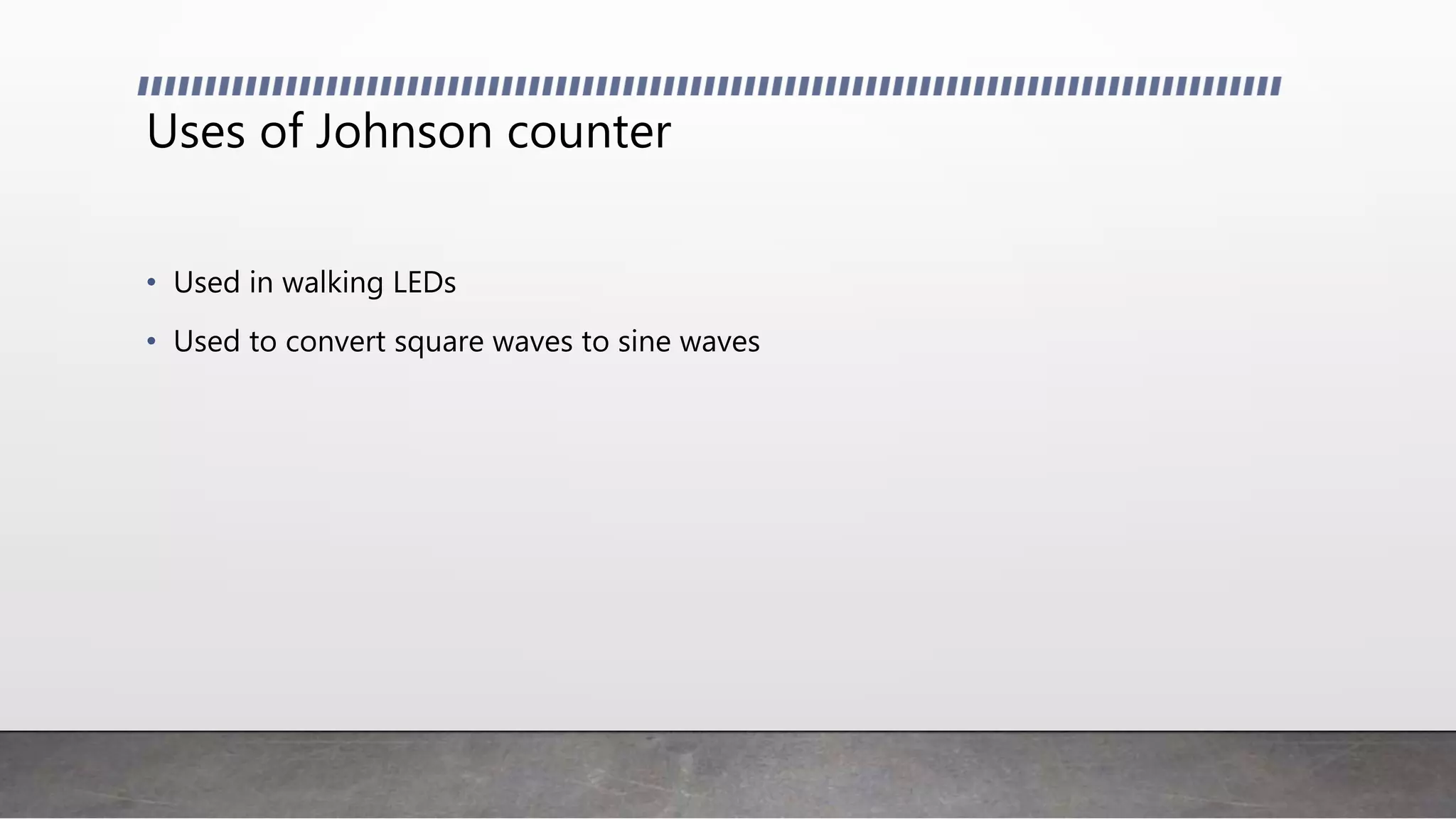 Johnson Counter | PPTX