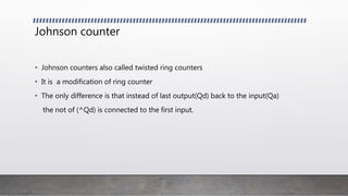 Johnson Counter | PPT