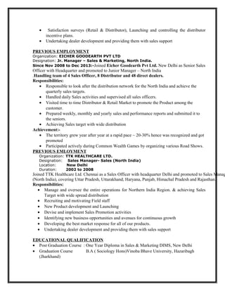 Resume_Amit Kumar Verma | PDF