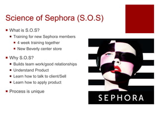 SEPHORA INTERNSHIP PROJECT | PPT