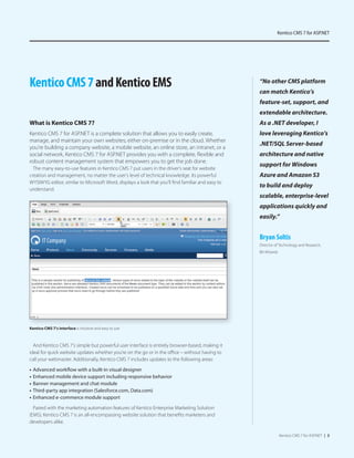 Kentico_General_brochure | PDF