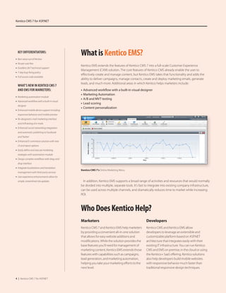 Kentico_General_brochure | PDF