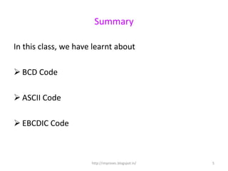 Ebcdic code 24 1 | PPTX