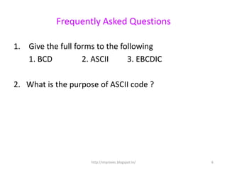 Ebcdic code 24 1 | PPTX