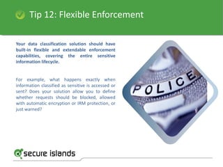 18 Tips for Data Classification - Data Sheet by Secure Islands | PPT