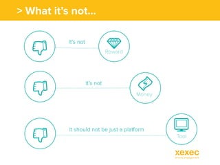 Xexec: Employee Recognition for the future workplace | PPT