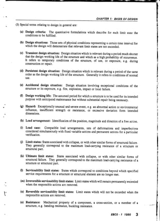 Ebcs 1 basis of design actions on structures | PDF